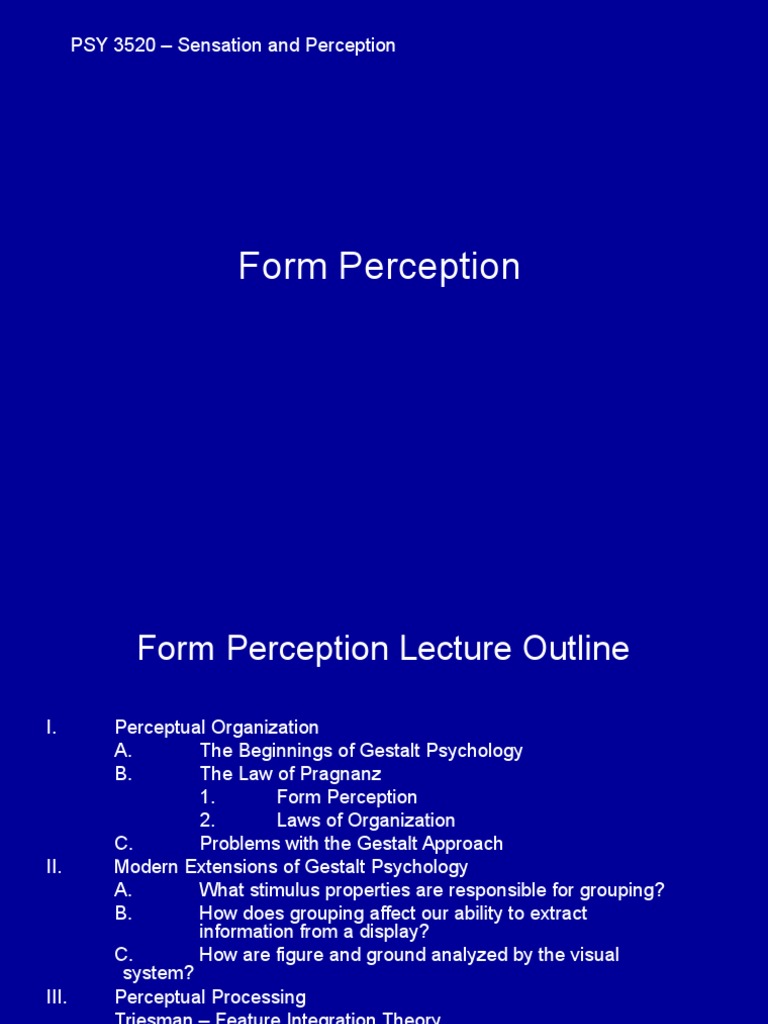 Laws of Perception | PDF | Perception | Attention