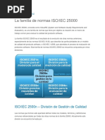 Norma ISO 12207: Ciclo de Vida del Software | PDF | Evaluación del ...