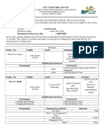 Philippine Airlines Sample Ticket | PDF | Airlines | Transport