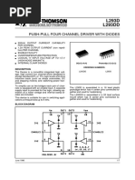 L293D | PDF | Logic Gate | Electrical Components
