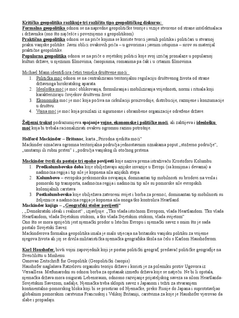 Moja Skripta - Dodds - Geopolitika | PDF