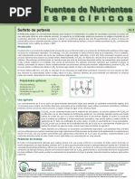 Ficha Tecnica Sulfato Ferroso (Sulfato de Hierro) | PDF | Hierro ...