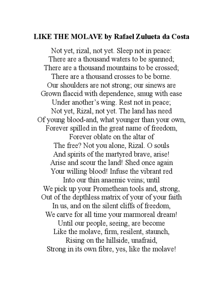 LIKE the MOLAVE by Rafael Zulueta Da Costa