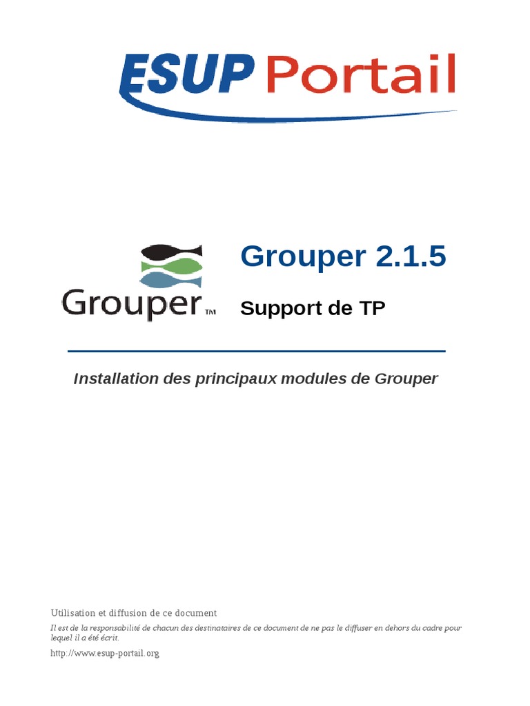 Installation et configuration de Grouper | PDF | XML | Internet