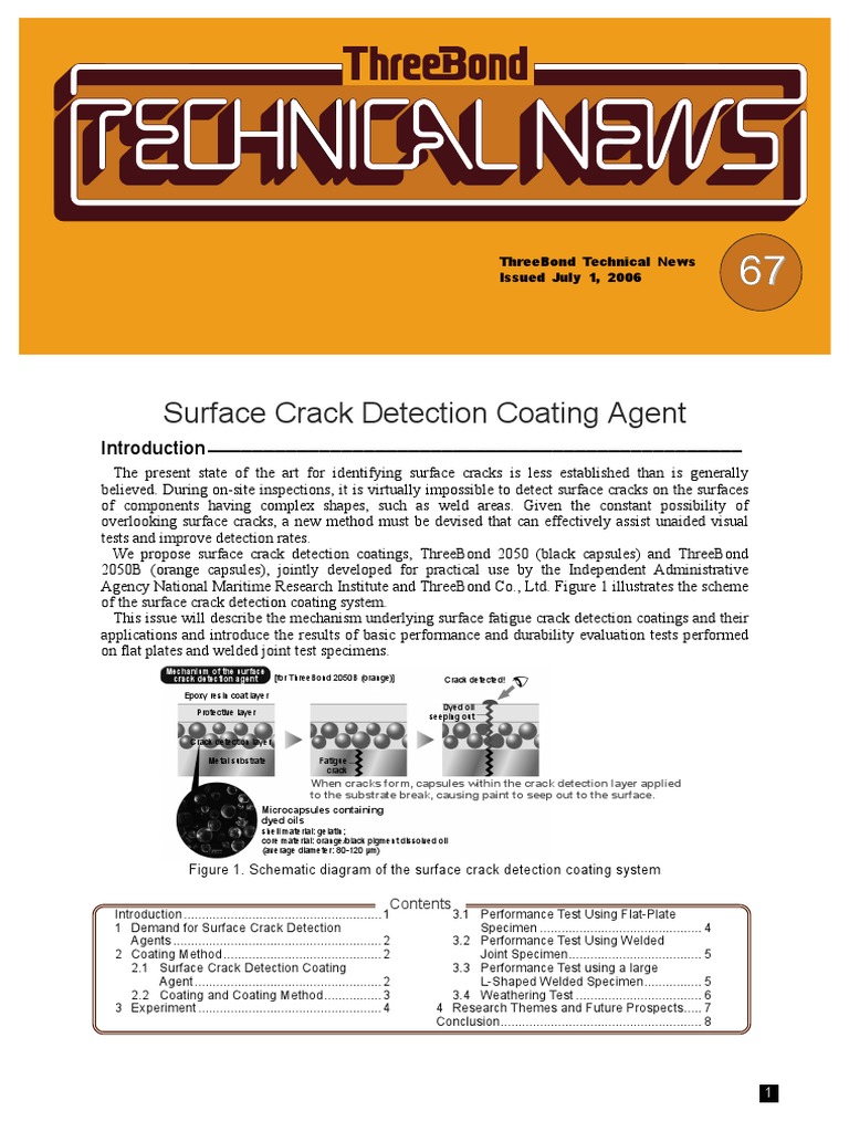 Surface Crack Detection | PDF | Scanning Electron Microscope | Strength ...