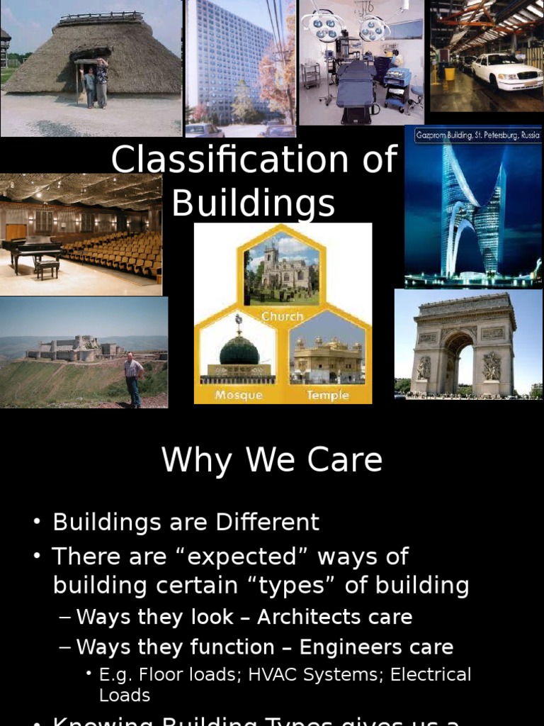 Classification of Buildings | PDF