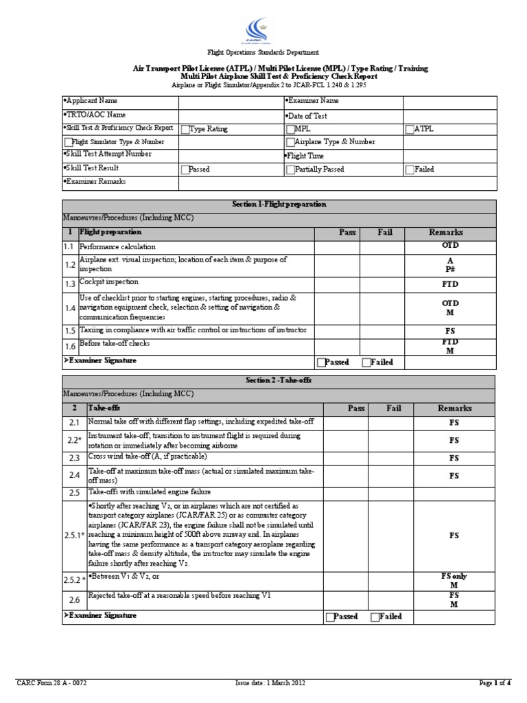 041957air Transport Pilot License (ATPL) - Multi Pilot License (MPL ...
