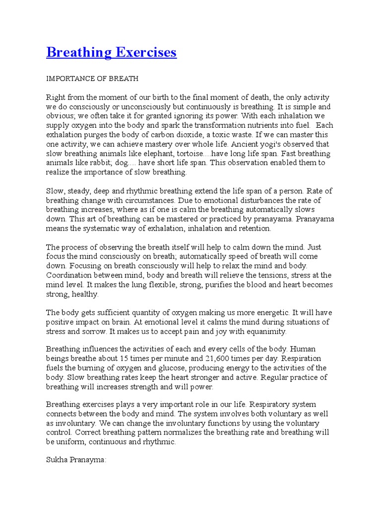 The Power of Breathing: A Guide to Mastering Life Through Breathing ...