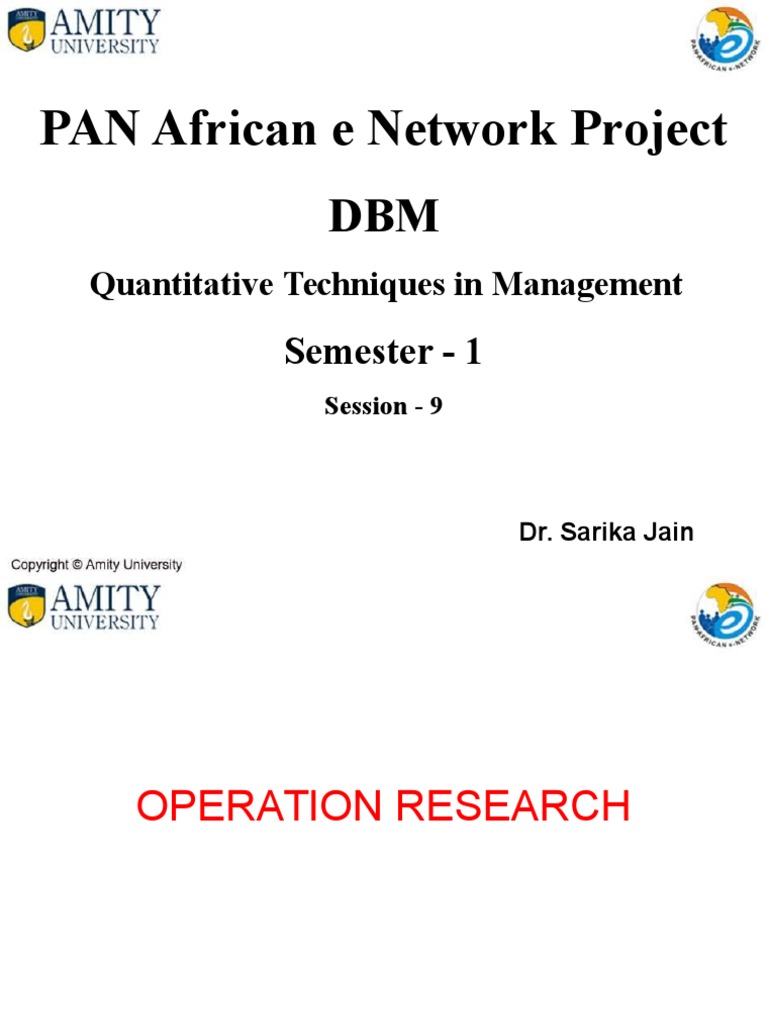 PAN African e Network Project: Semester - 1 | PDF