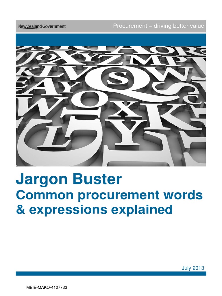 Jargon Buster PDF | PDF