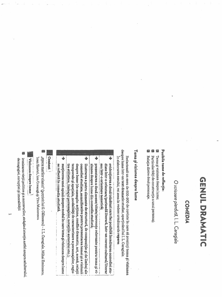 Genul Dramatic PDF | PDF