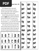 Thrass Chart | PDF | Phonics | Literacy