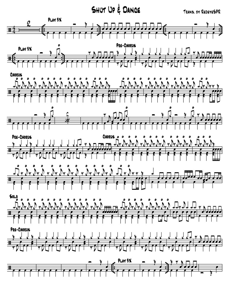 Shut Up and Dance | PDF