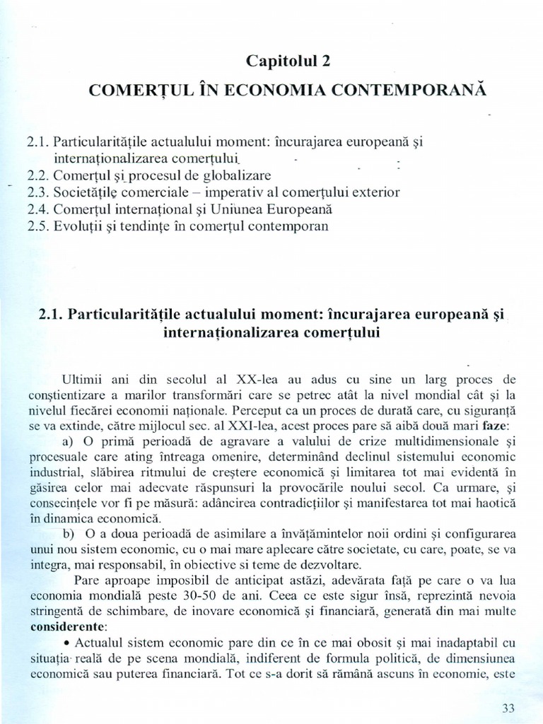 Costea, C. - Comert Intern Si International, 2009 PDF | PDF