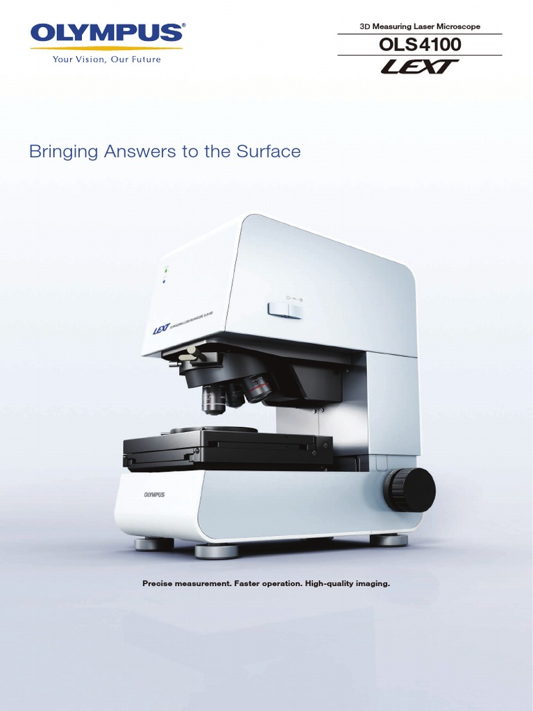 Bringing Answers To The Surface: 3D Measuring Laser Microscope | PDF ...