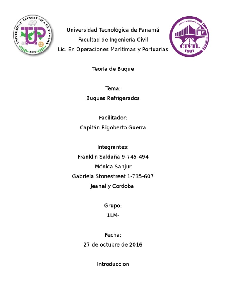 Buques Refrigerados: Historia y Función | PDF | Barcos | Buques