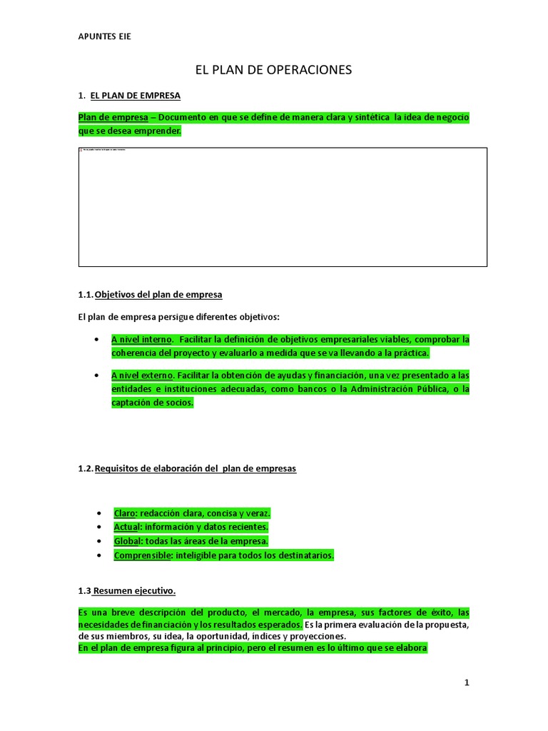 Tema3 - El Plan de Operaciones | PDF | Costo | Inversiones