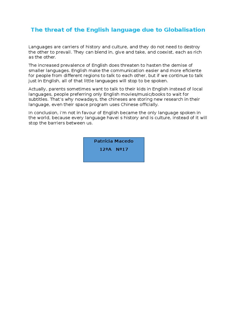 Impact of Globalization on Language Diversity | PDF