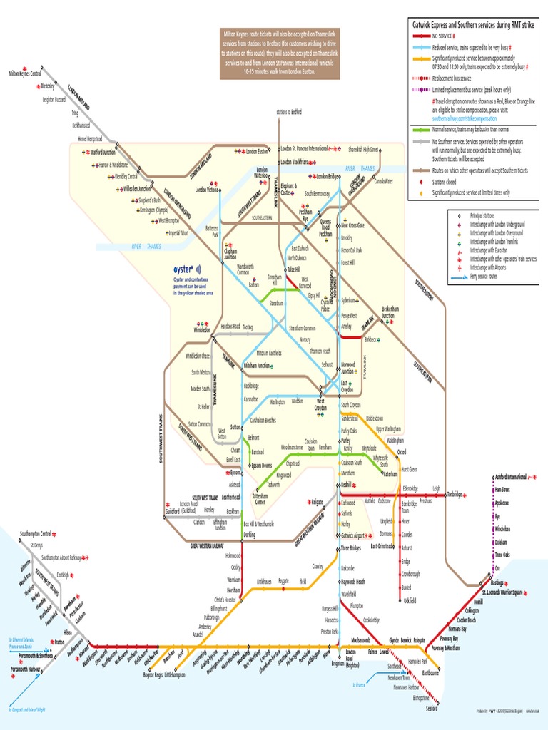 Strike Map PDF | PDF | Travel