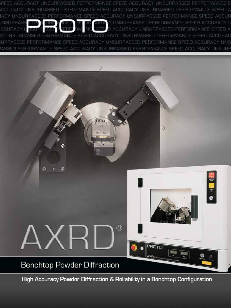 AXRD Benchtop X-Ray Diffraction | PDF | X Ray Crystallography | Optics