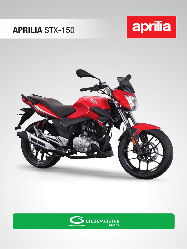 Aprilia STX 150 Especificaciones Tecnicas | PDF