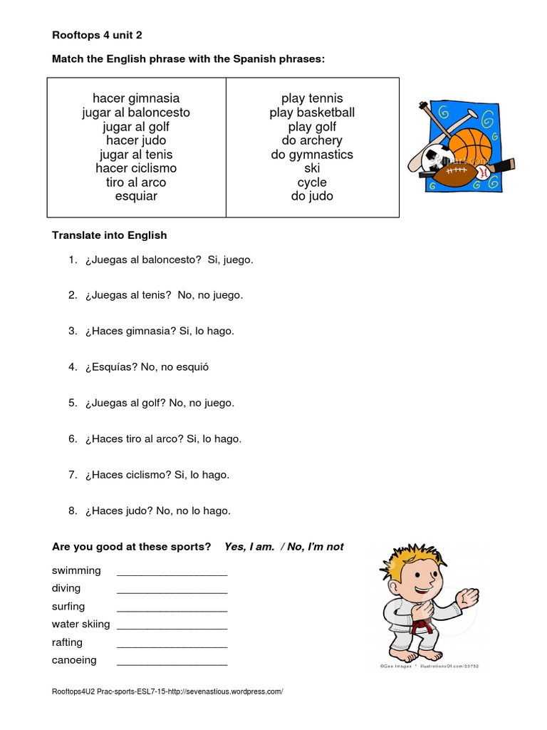 Rooftops 4 Unit 2 Practice PDF | PDF