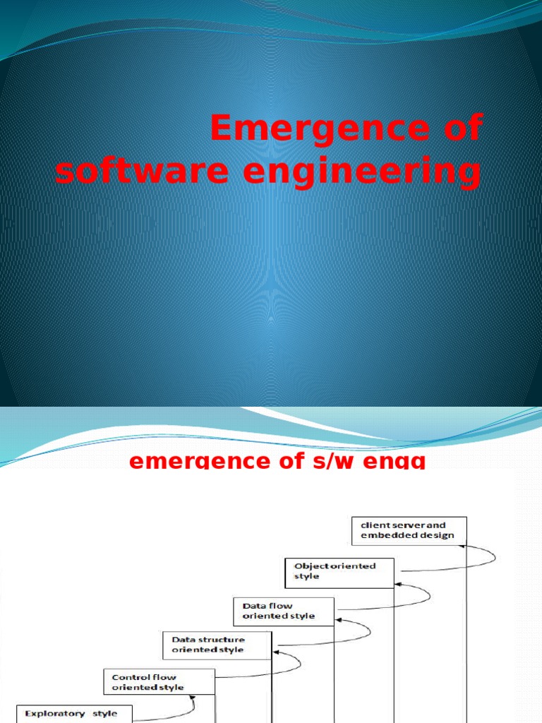 Emergence of Software Engg | PDF | Art | Technology & Engineering
