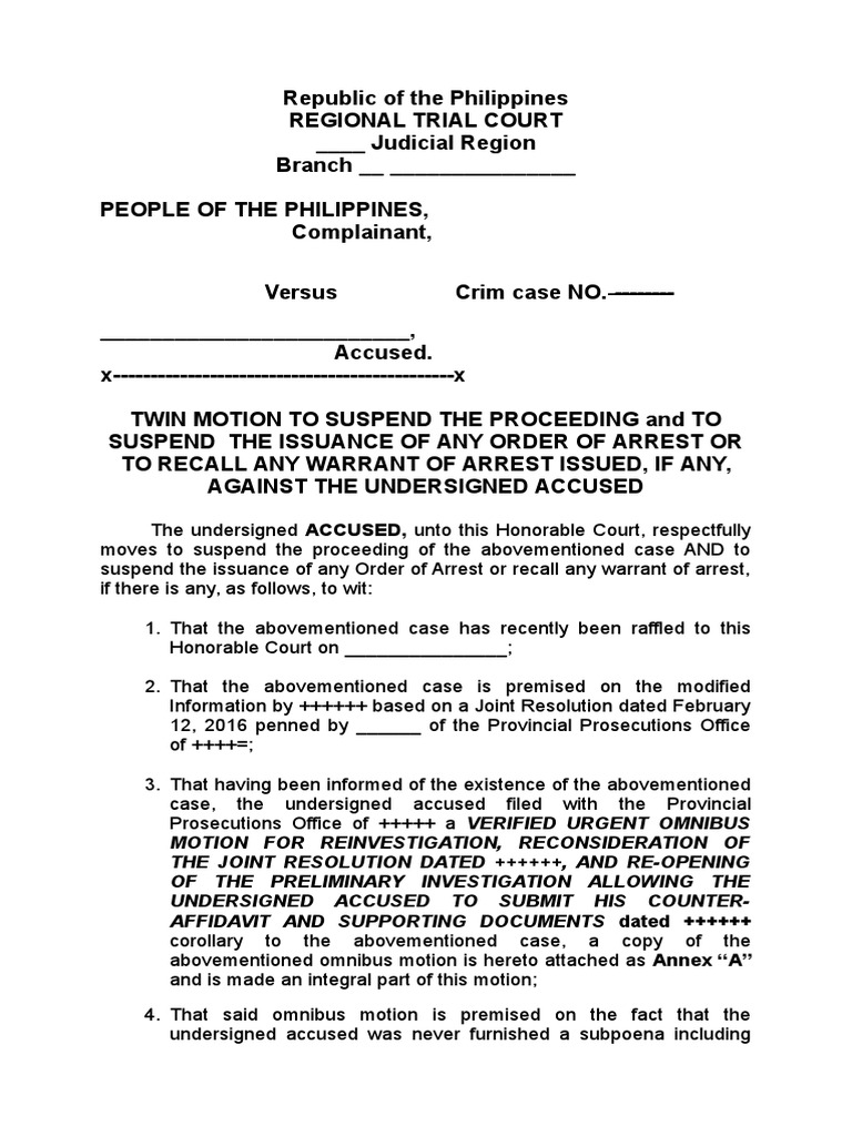 Sample For Upload | PDF | Arrest Warrant | Prosecutor