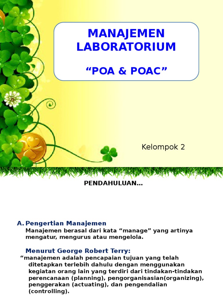 Poa & Poac | PDF