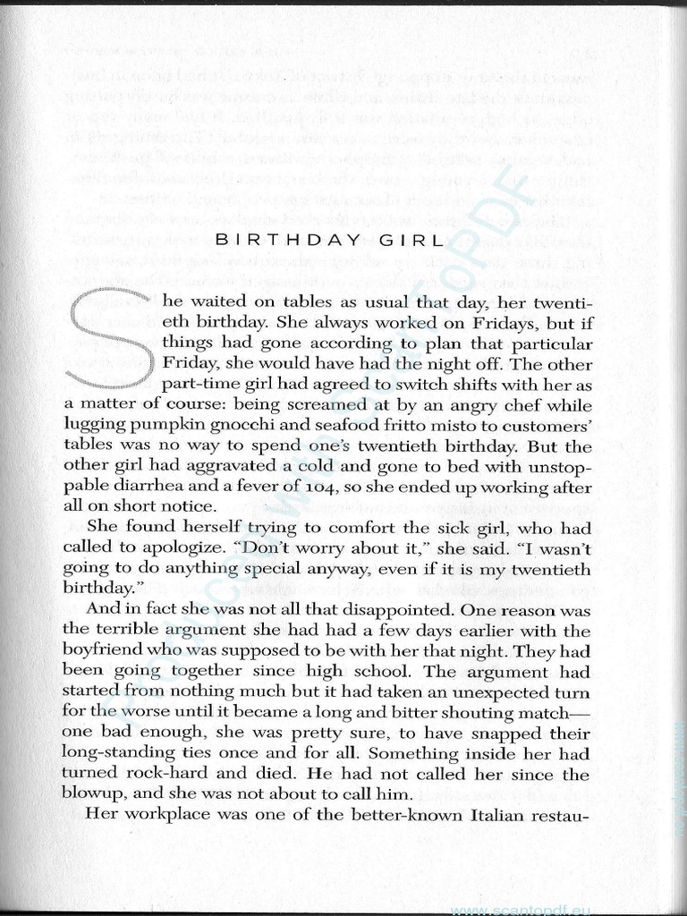 Birthday Girl PDF | PDF
