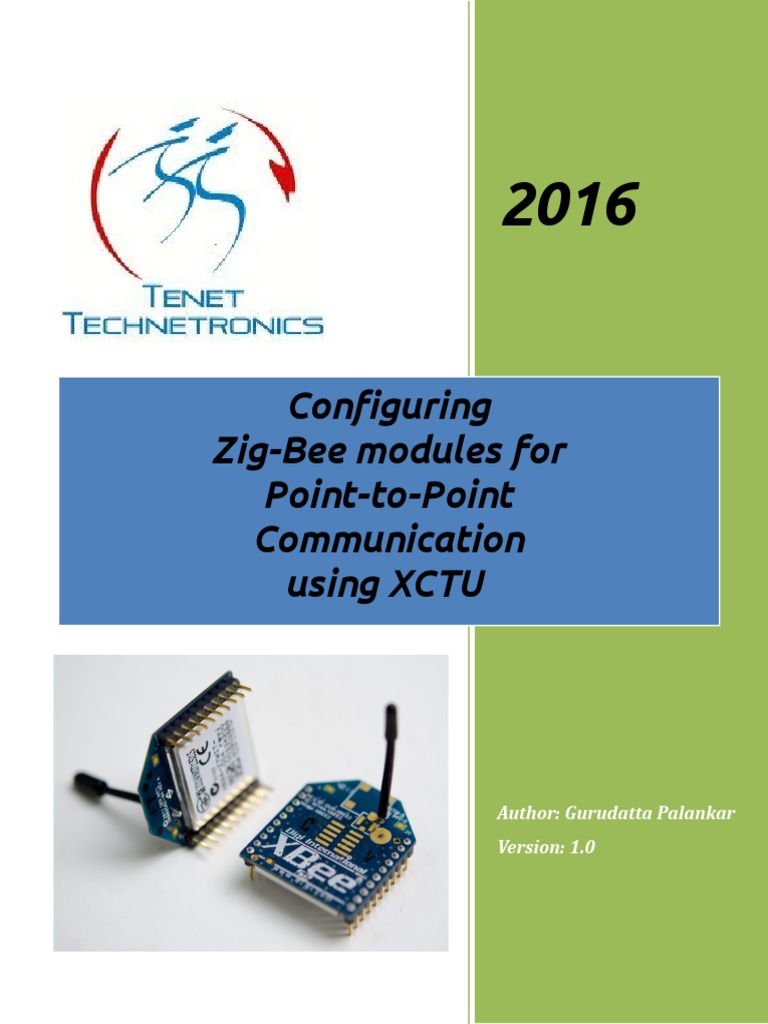 Configuring Zig-Bee Modules For Point-to-Point Communication Using XCTU | PDF | Electronics ...