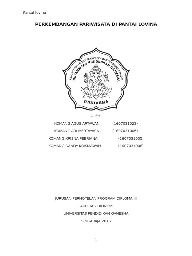 Akses dan Daya Tarik Pantai Lovina | PDF | Ilmu Sosial | Perjalanan
