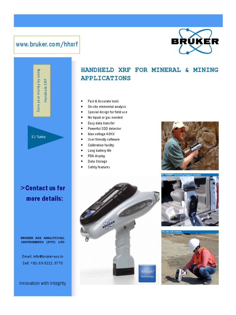 Handheld XRF For Mineral & Mining Applications: Contact Us For More ...