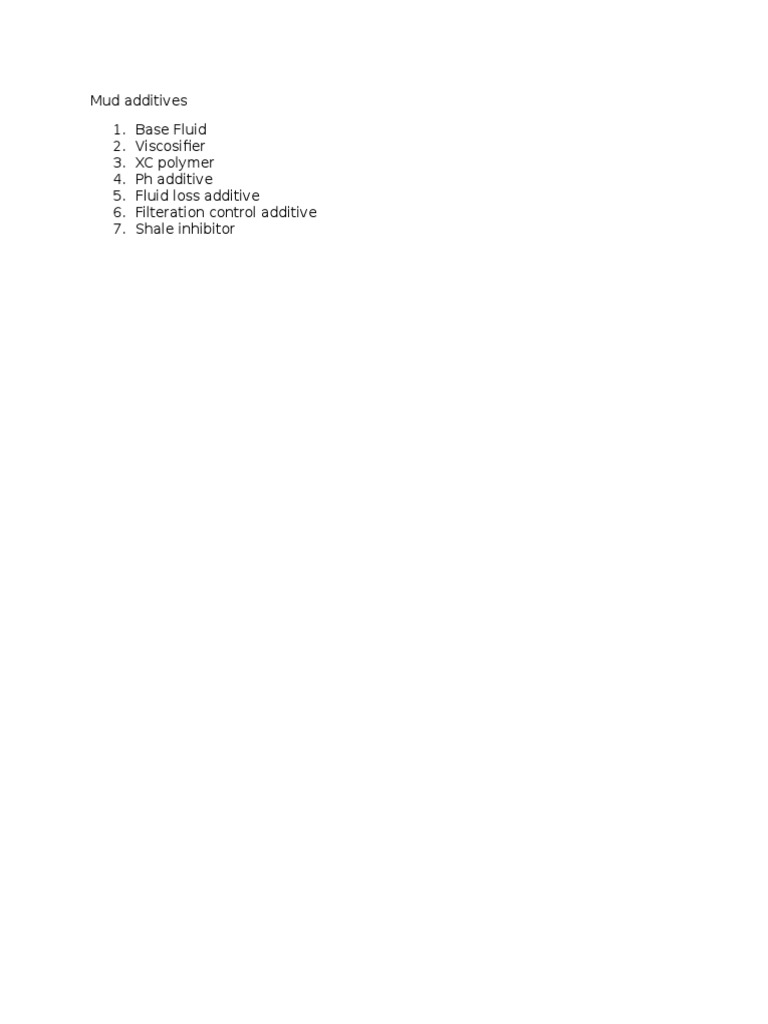 pH Control in Mud Additives | PDF
