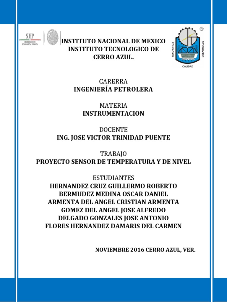 Informe Sensores | PDF | Arduino | Sensor