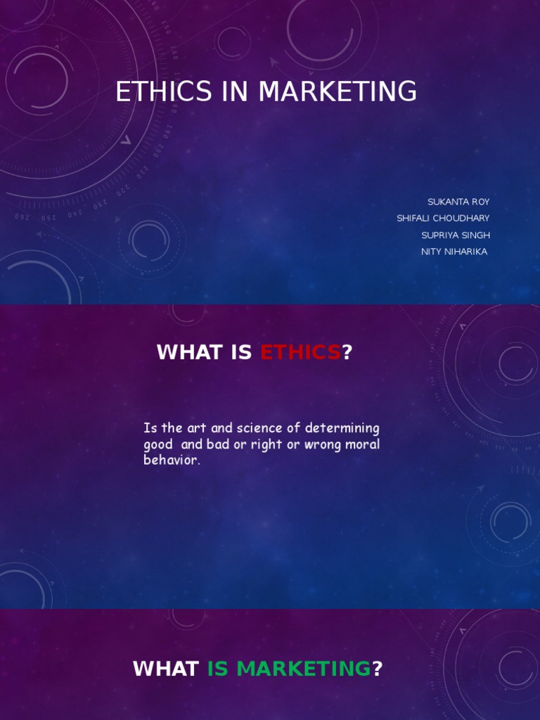 Marketing Ethics: Principles and Issues | PDF | Marketing | Sales