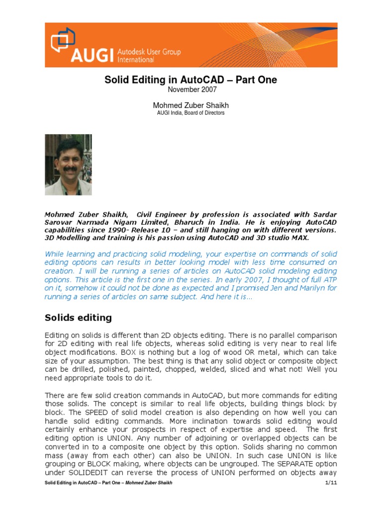 Solid Editing Part One | PDF