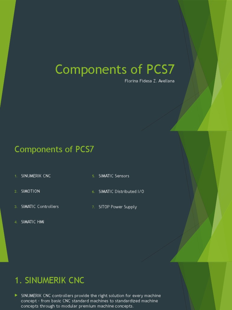 Components of PCS7 | PDF | Automation | Numerical Control