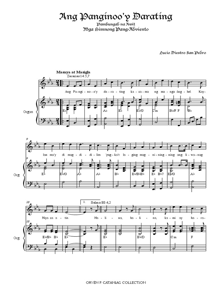 Ang Panginoo - y Darating (San Pedro) | PDF