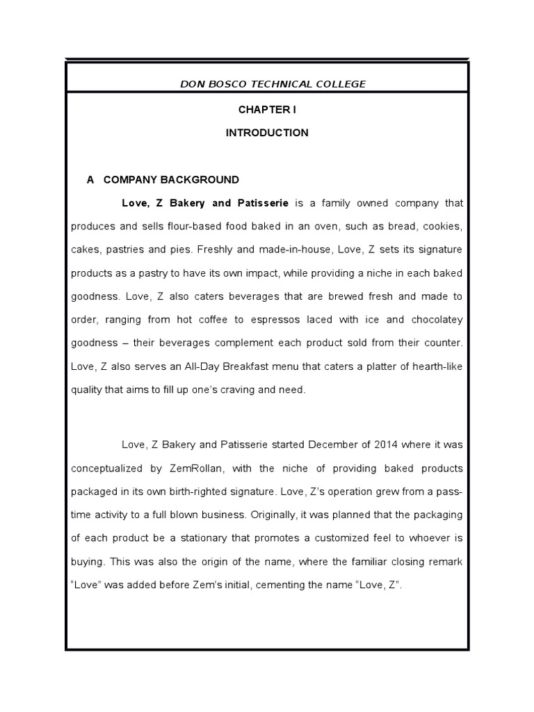 Chapter 1 Introduction Love Z | PDF | Bakery | Baking Chapter 1 Introduction Love Z | PDF | Bakery | Baking