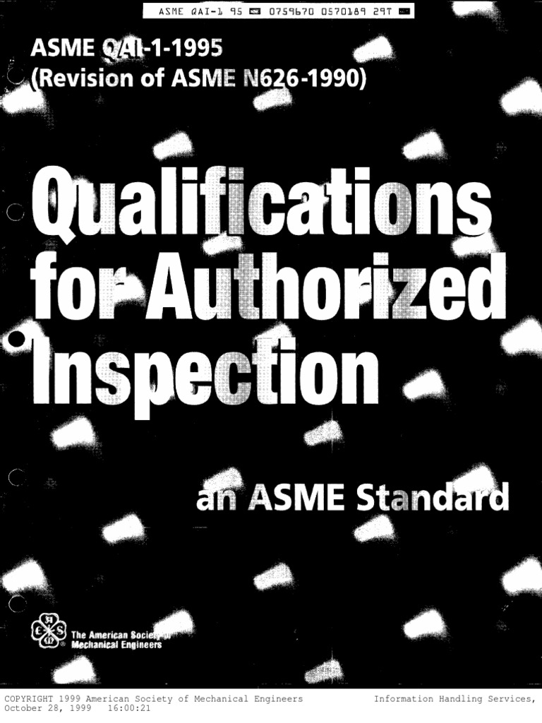 Asme Qai-1 | PDF | Trade Associations | Non Profit Organizations