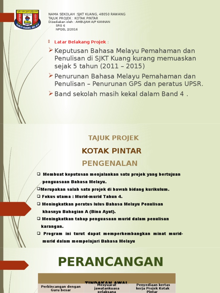 Projek Kotak Pintar Ambujam | PDF