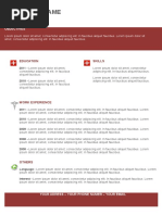 CV Template - Qatar | PDF