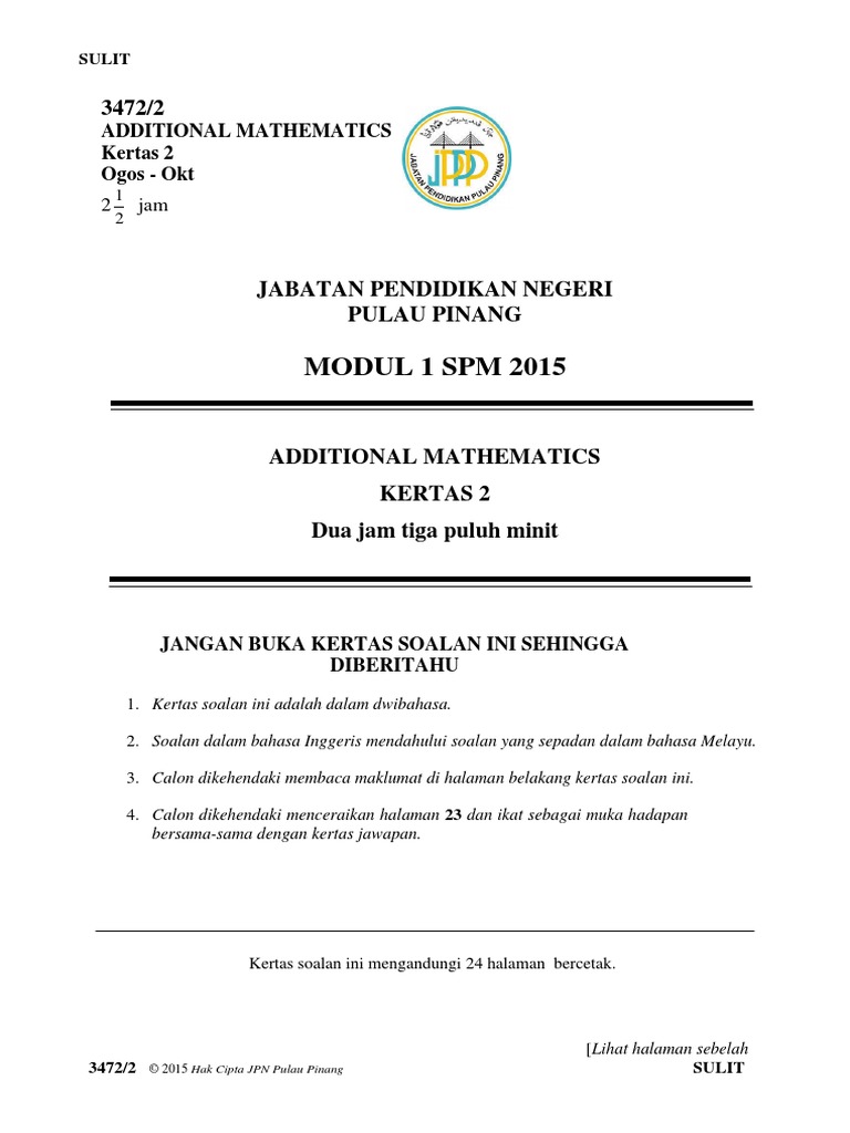 Modul 1 Soalan Kertas 2 Final | PDF