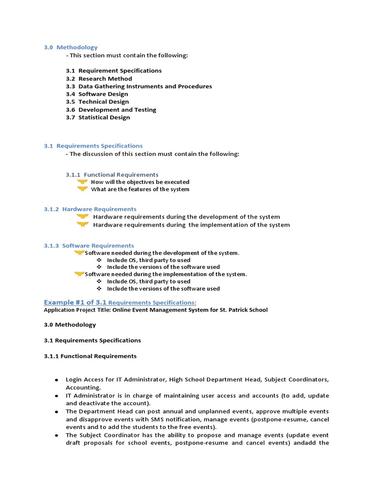 Chapter 3 Example Capstone | Download Free PDF | Usability | Survey Methodology