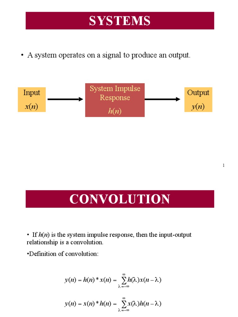 Convolution and Sampling Theorem | PDF | Sampling (Signal Processing) | Convolution