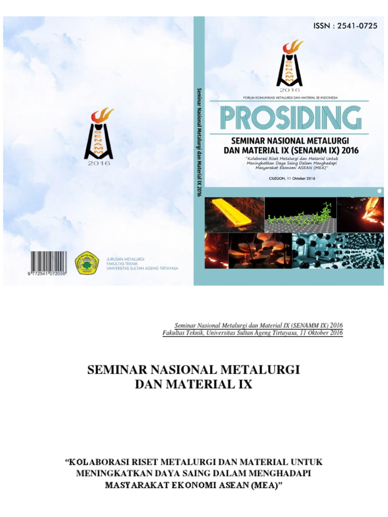 Prosiding Senamm 2016 | PDF | Seni | Teknologi & Rekayasa