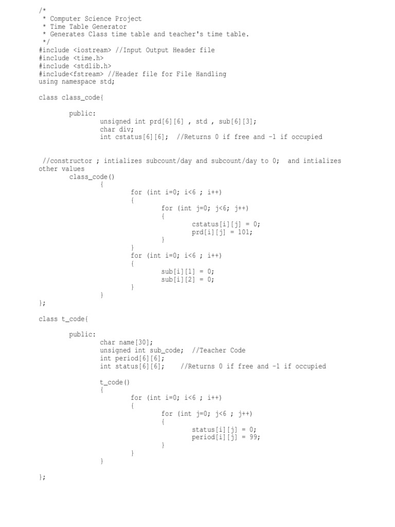 Computer Science Project For Class 12 Pdf Integer Computer Science Areas Of Computer Science 