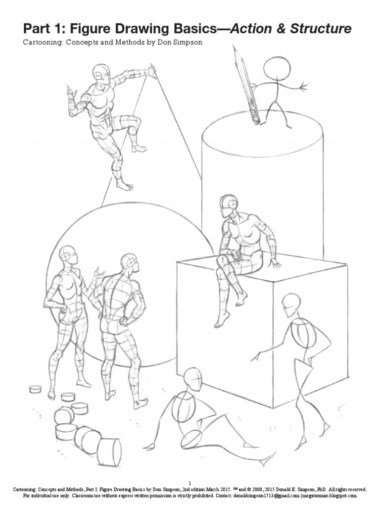 BOOKLET Figure Drawing Basics Action and | PDF | Nature