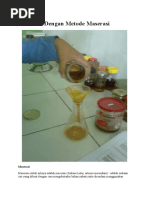 Pemekatan Ekstrak Dan Perhitungan Rendemen | PDF